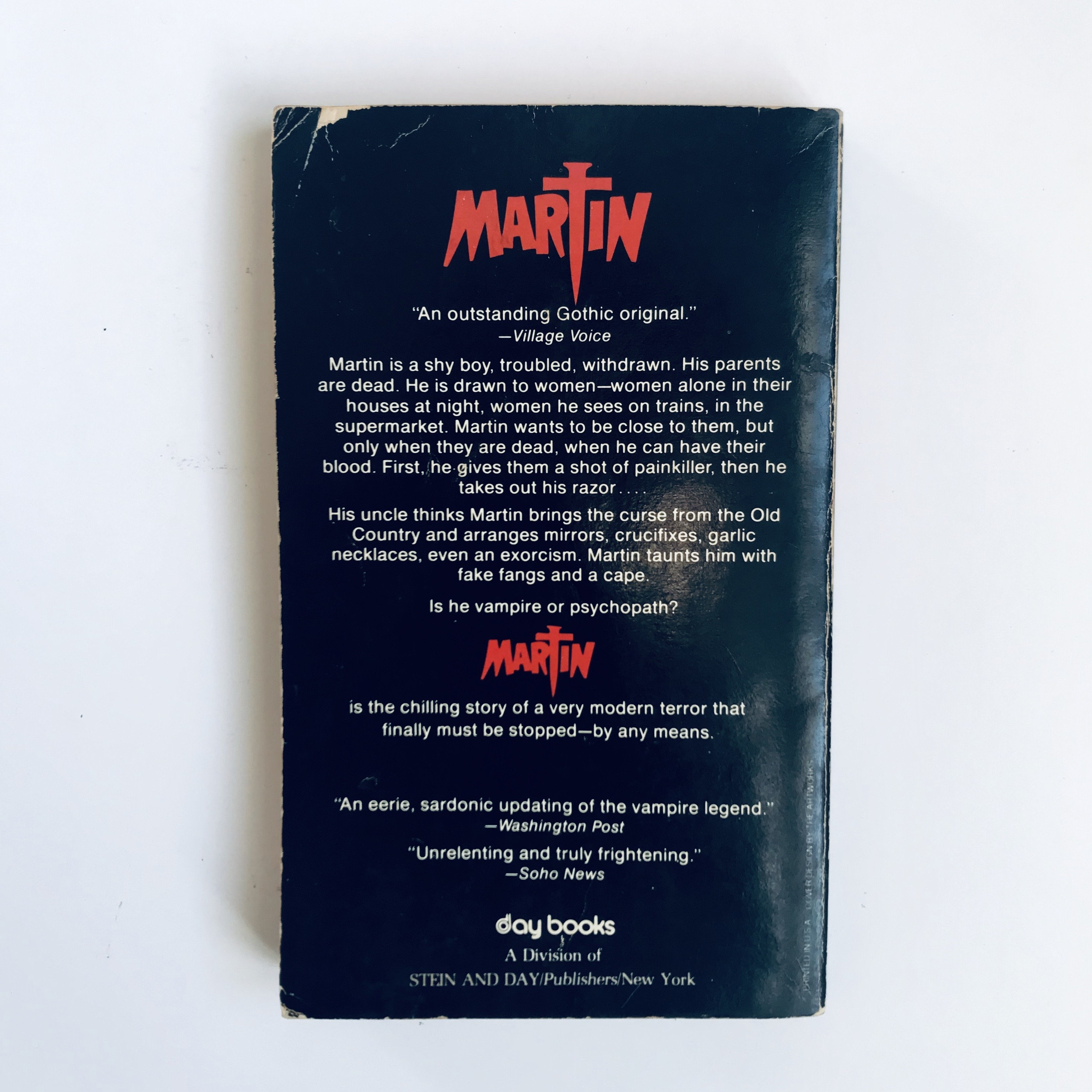 Martin by George A. Romero RARE Susanna Sparrow / Horror | Etsy