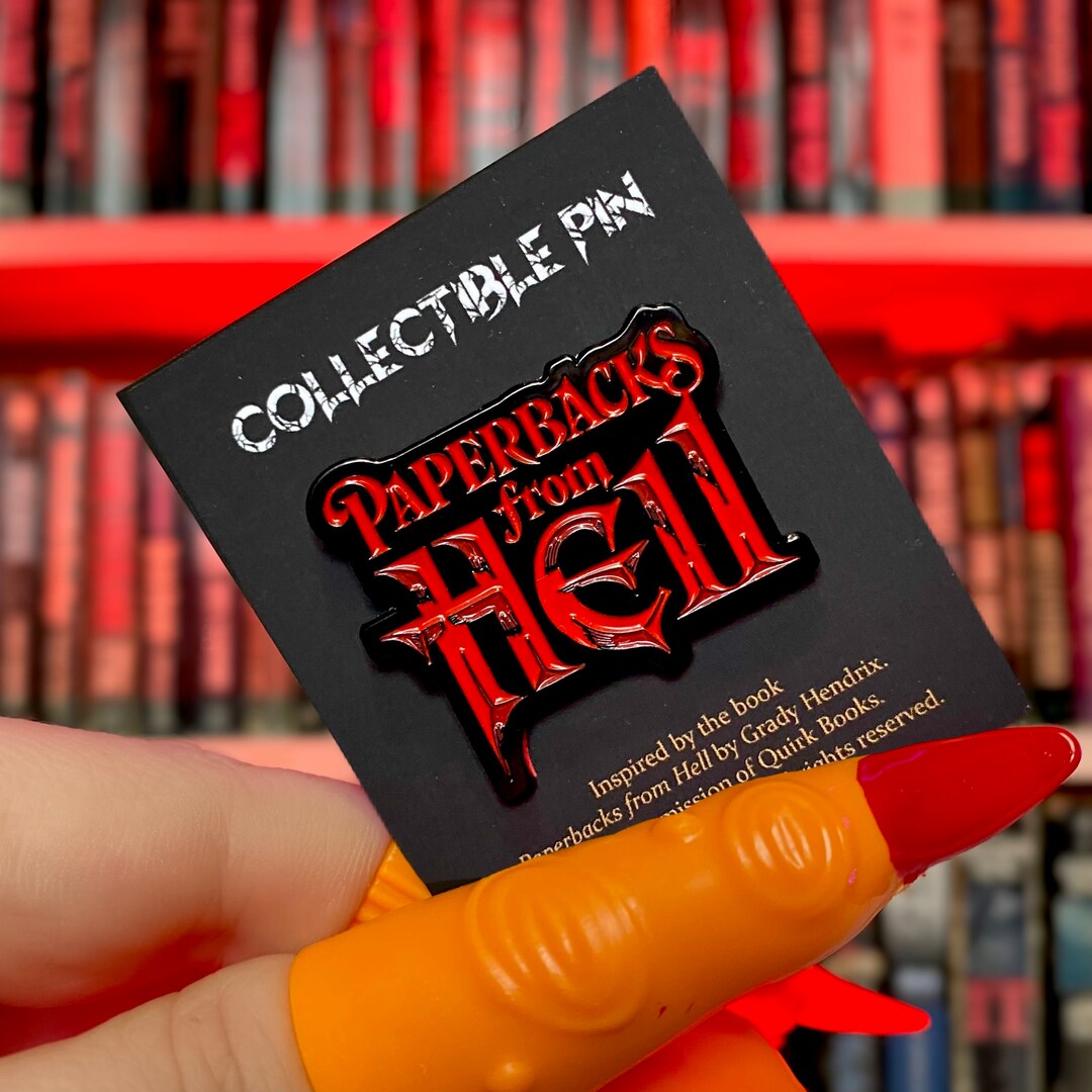 Paperbacks From Hell Collectible Enamel Pin / Limited Edition (100 ...