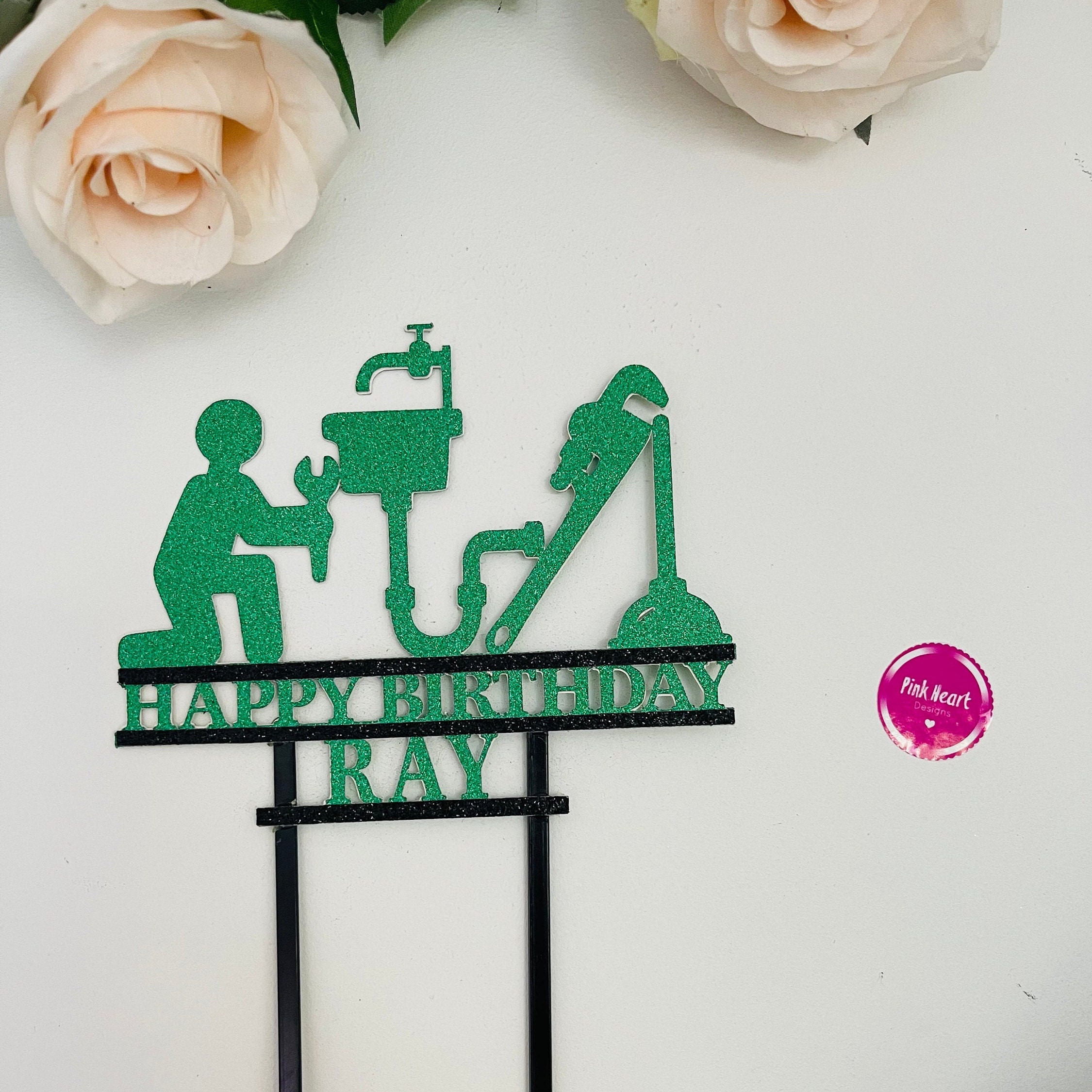 Bespoke Tradesman Themed Personalised Cake Topper Perfect for - Etsy