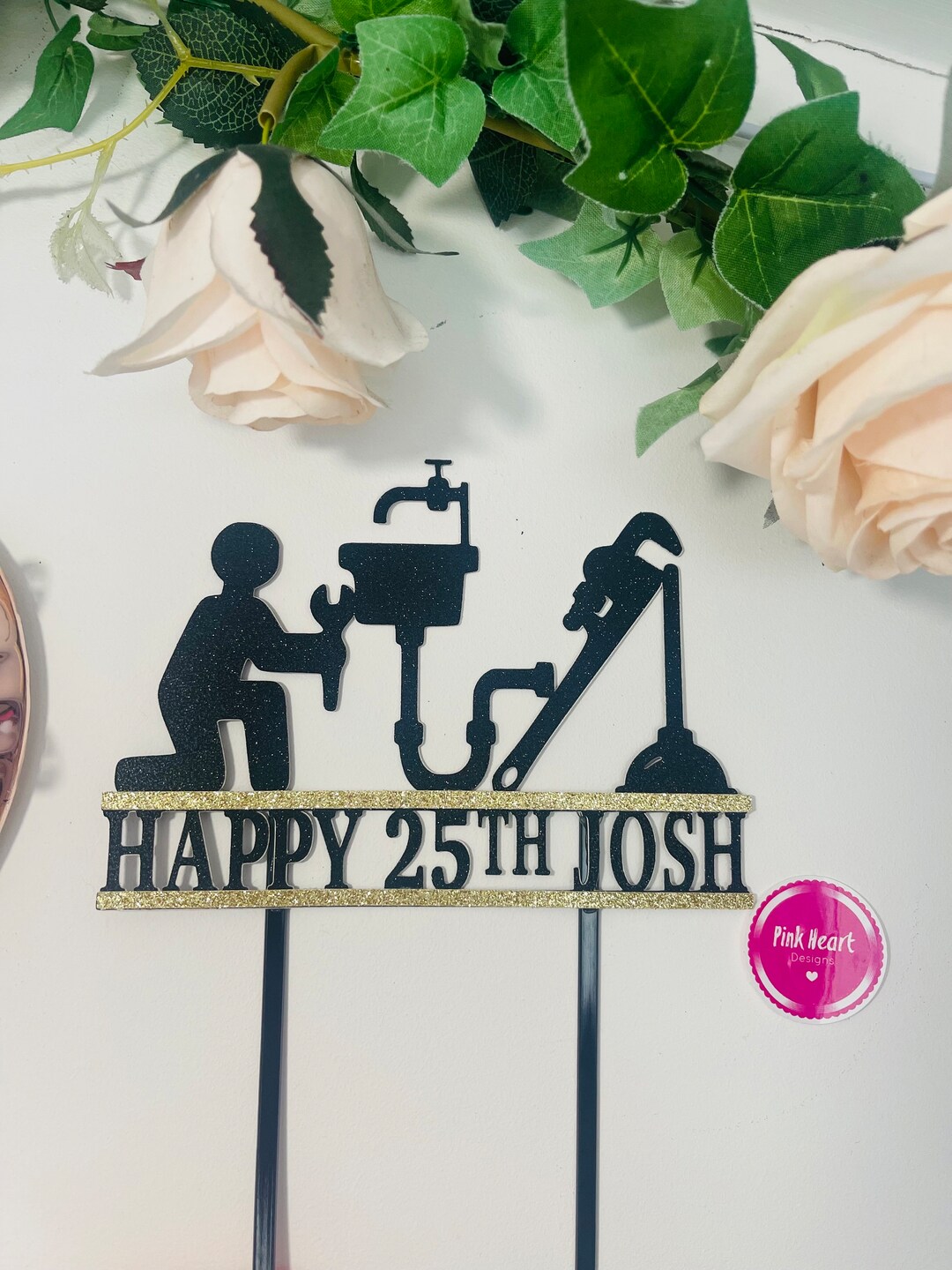 Bespoke Tradesman Themed Personalised Cake Topper, Perfect for Birthday ...