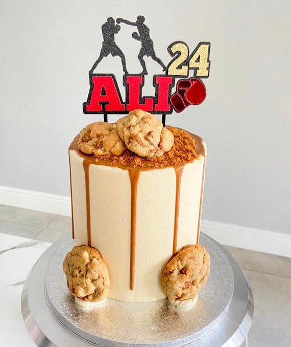 Bespoke Boxing Boxer Themed Personalised Cake Topper With | Etsy