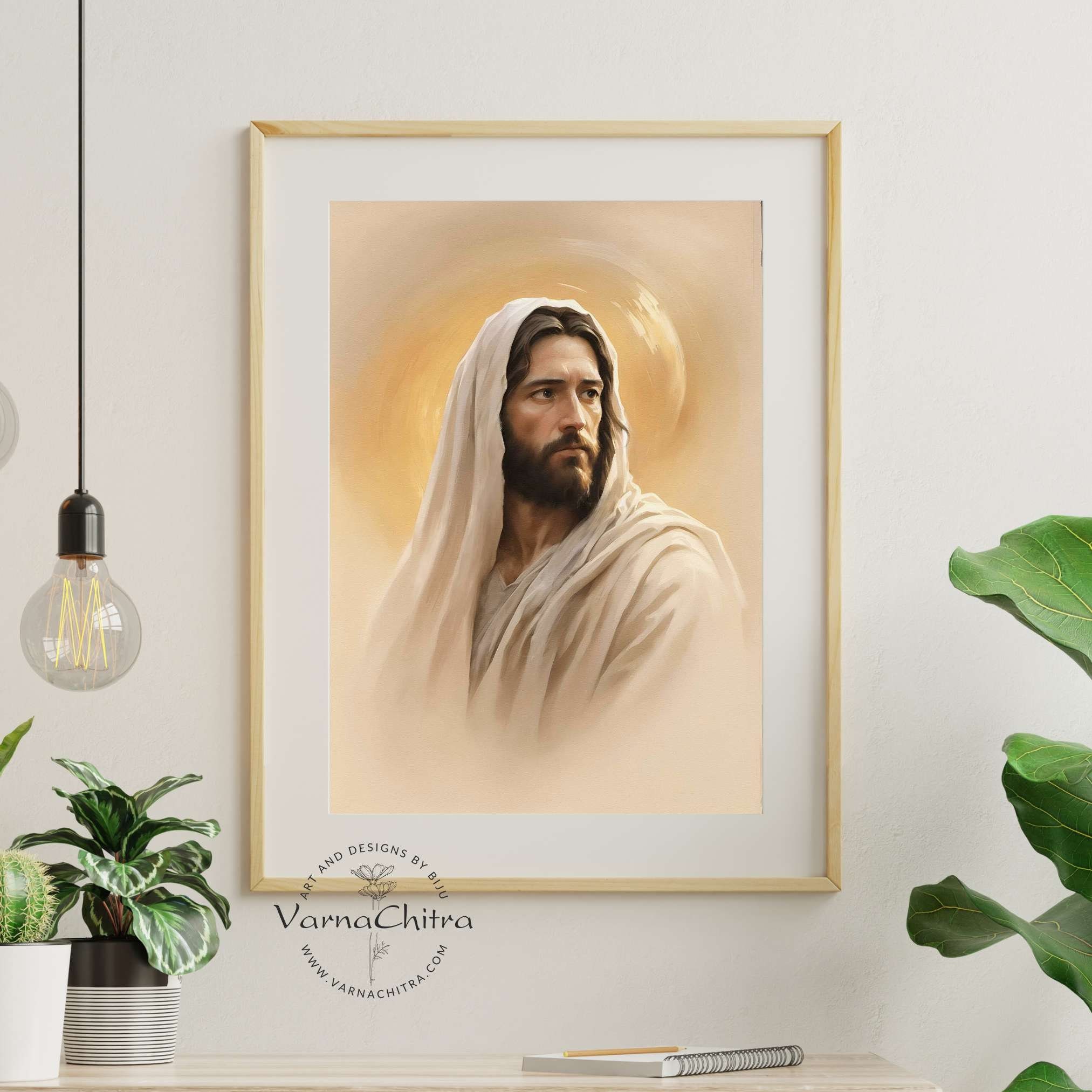 Unique Painting of Je Sus in Oil Painting Impasto Style With Limited ...