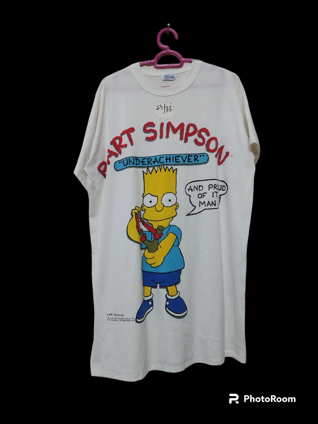 Vtg 90s Bart Simpson Underachiever T-shirt - Etsy