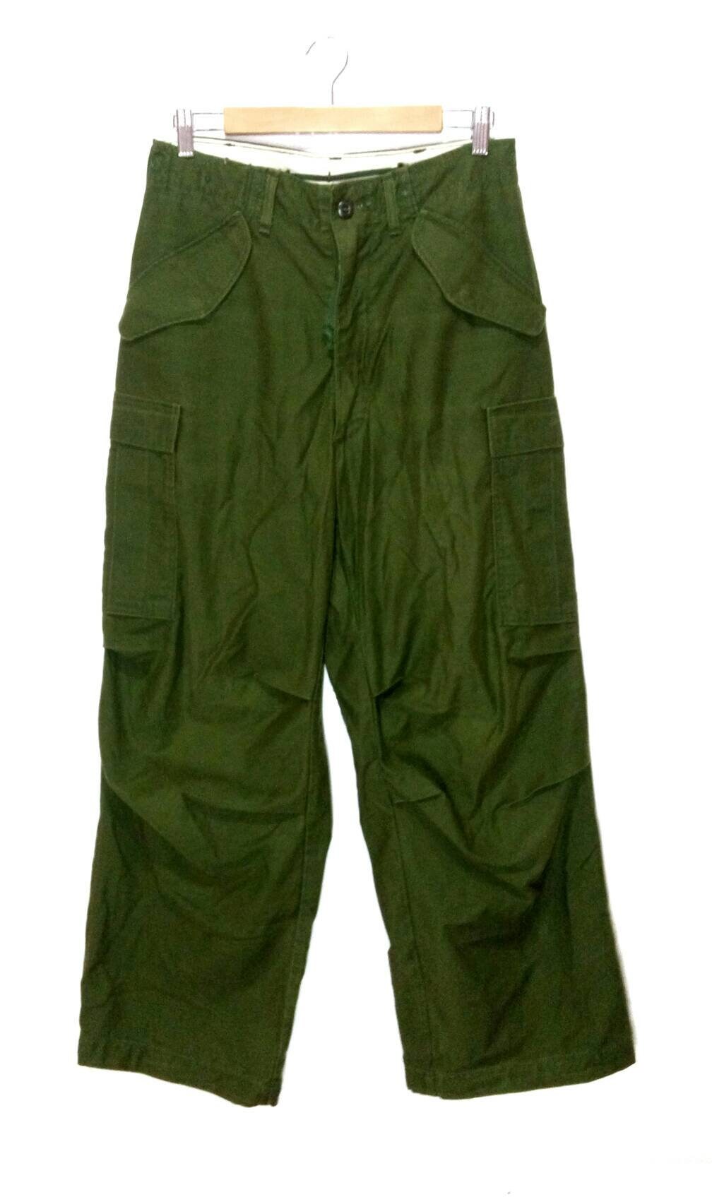 Vintage 70's Vietnam ERA Cold Weather Fatigues Pants US Army Olive ...