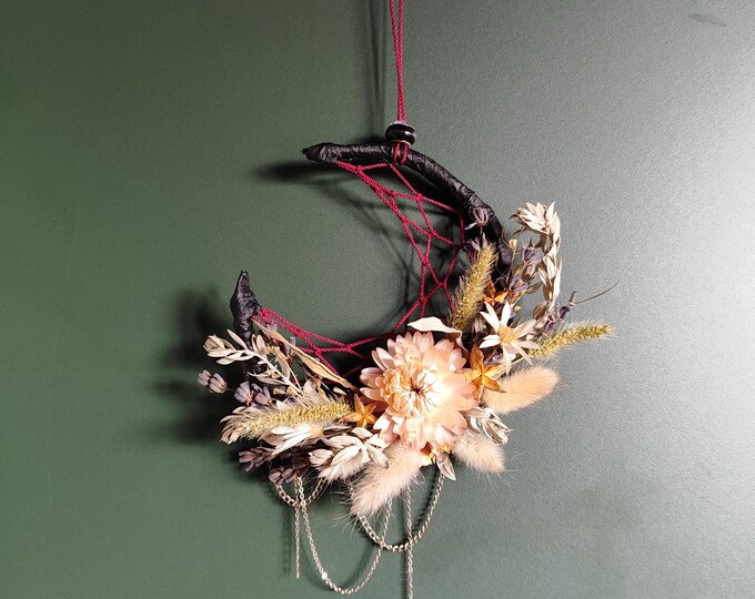 Fall Crescent Moon Wreath - Etsy