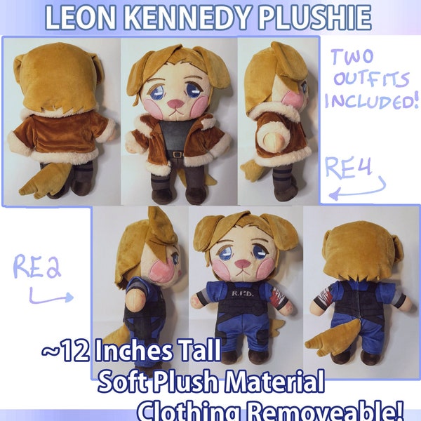 Leon Kennedy Plushie - Etsy
