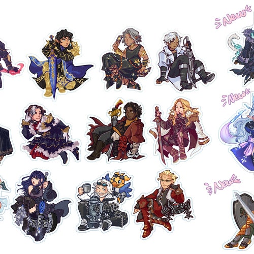 Final Fantasy XIV Stickers FFXIV - Etsy
