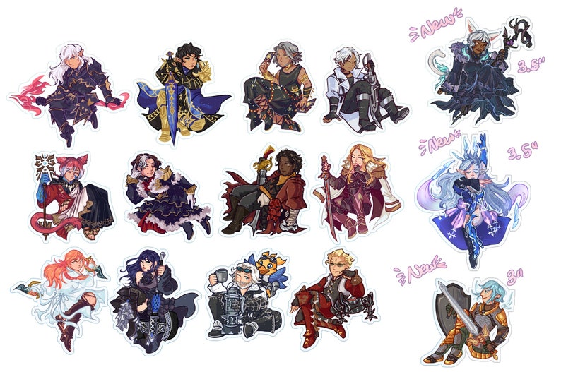 Final Fantasy XIV Stickers FFXIV - Etsy