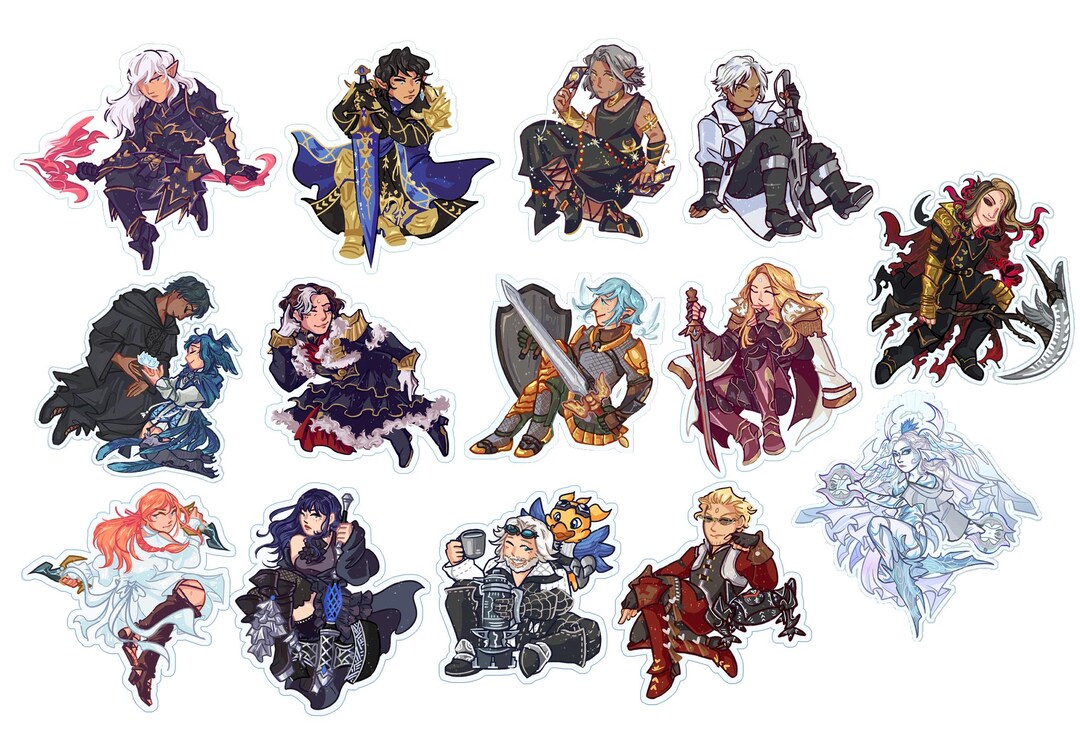 Final Fantasy XIV Stickers [ FFXIV ] - Etsy