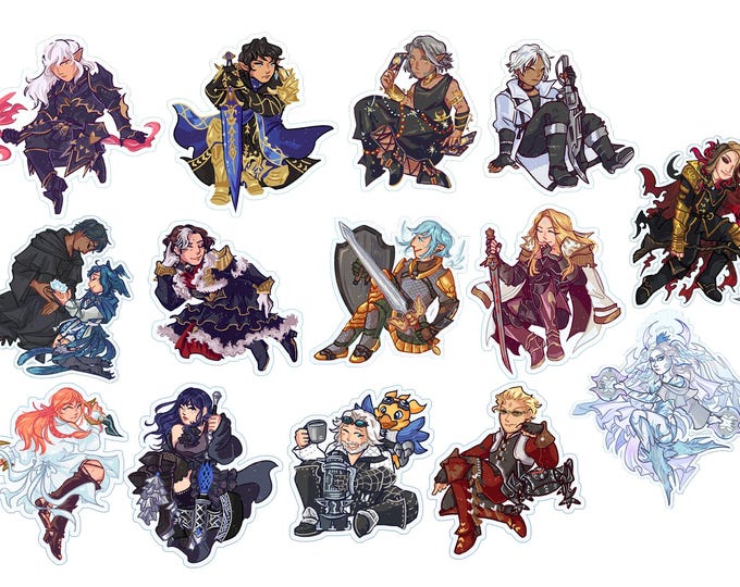 Final Fantasy XIV Stickers [ FFXIV ] - Etsy