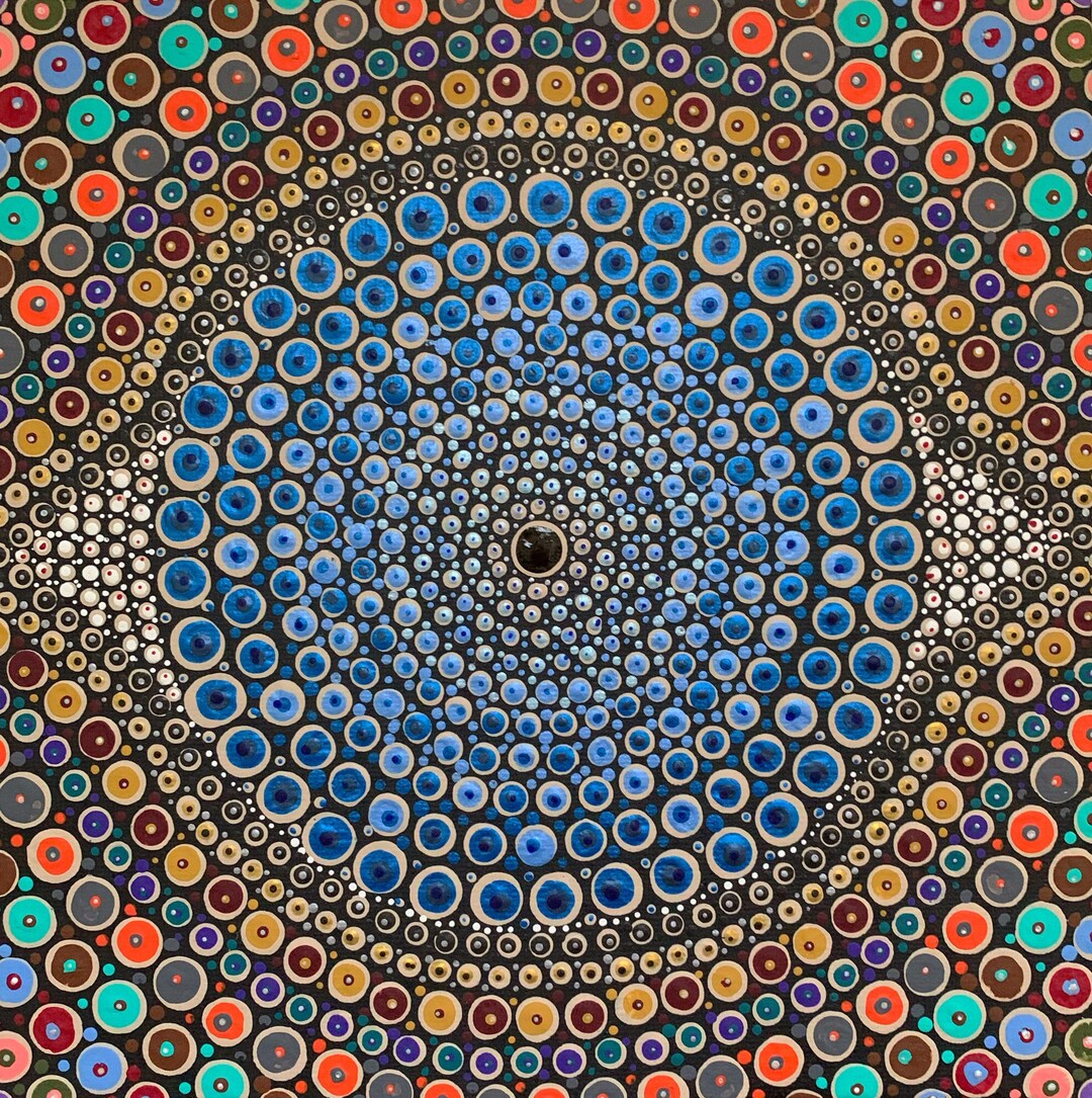 Hand Painted 8 X 8 Canvas Panel - Etsy