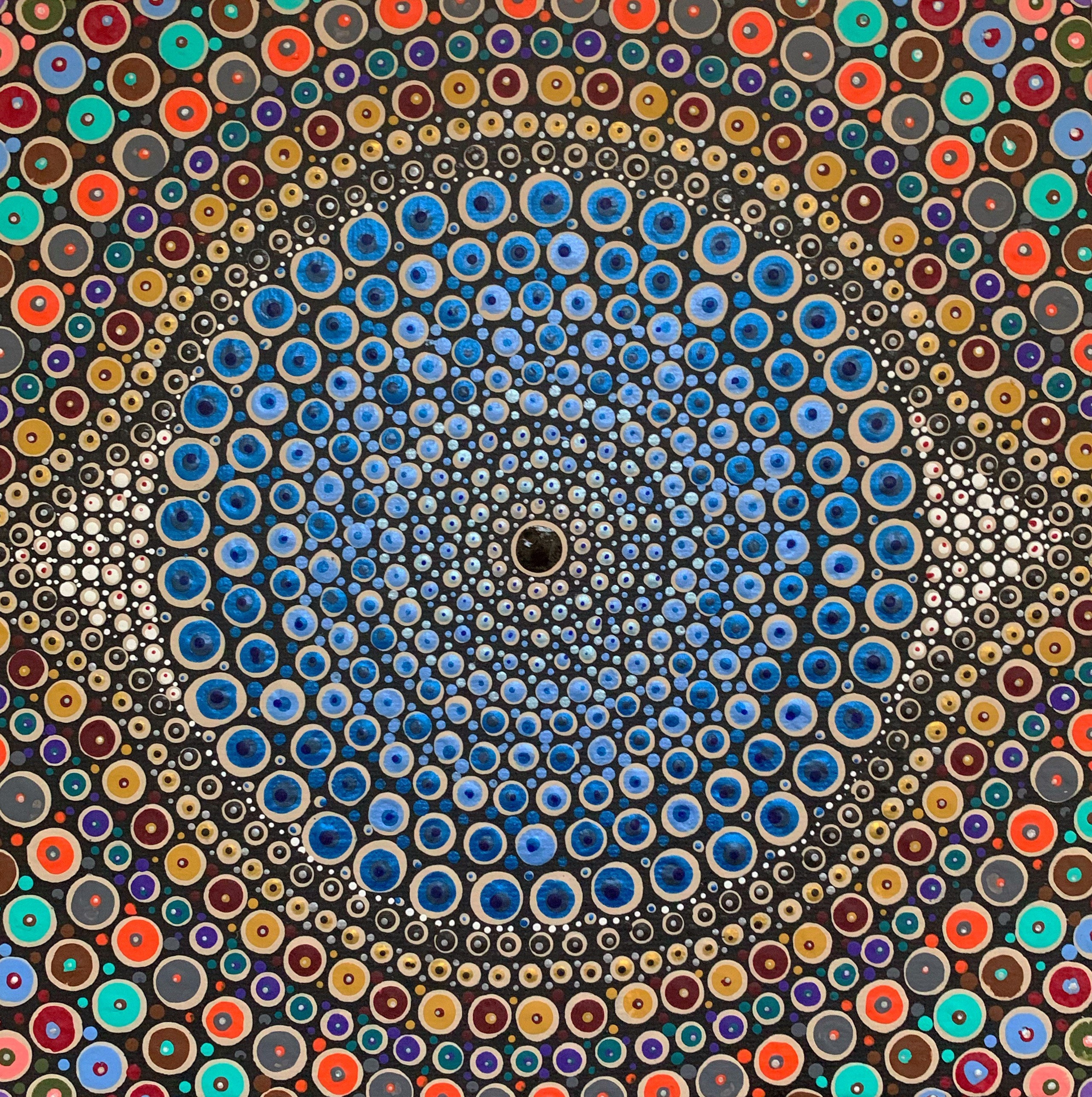 Hand Painted 8 X 8 Canvas Panel - Etsy