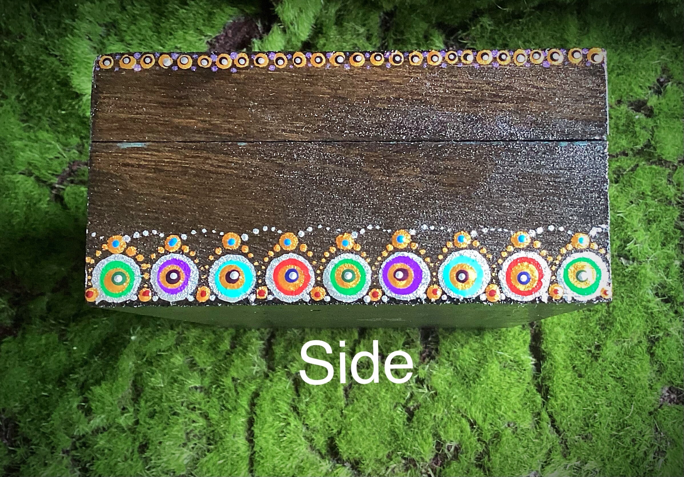 Hand Painted Wood Box - Etsy