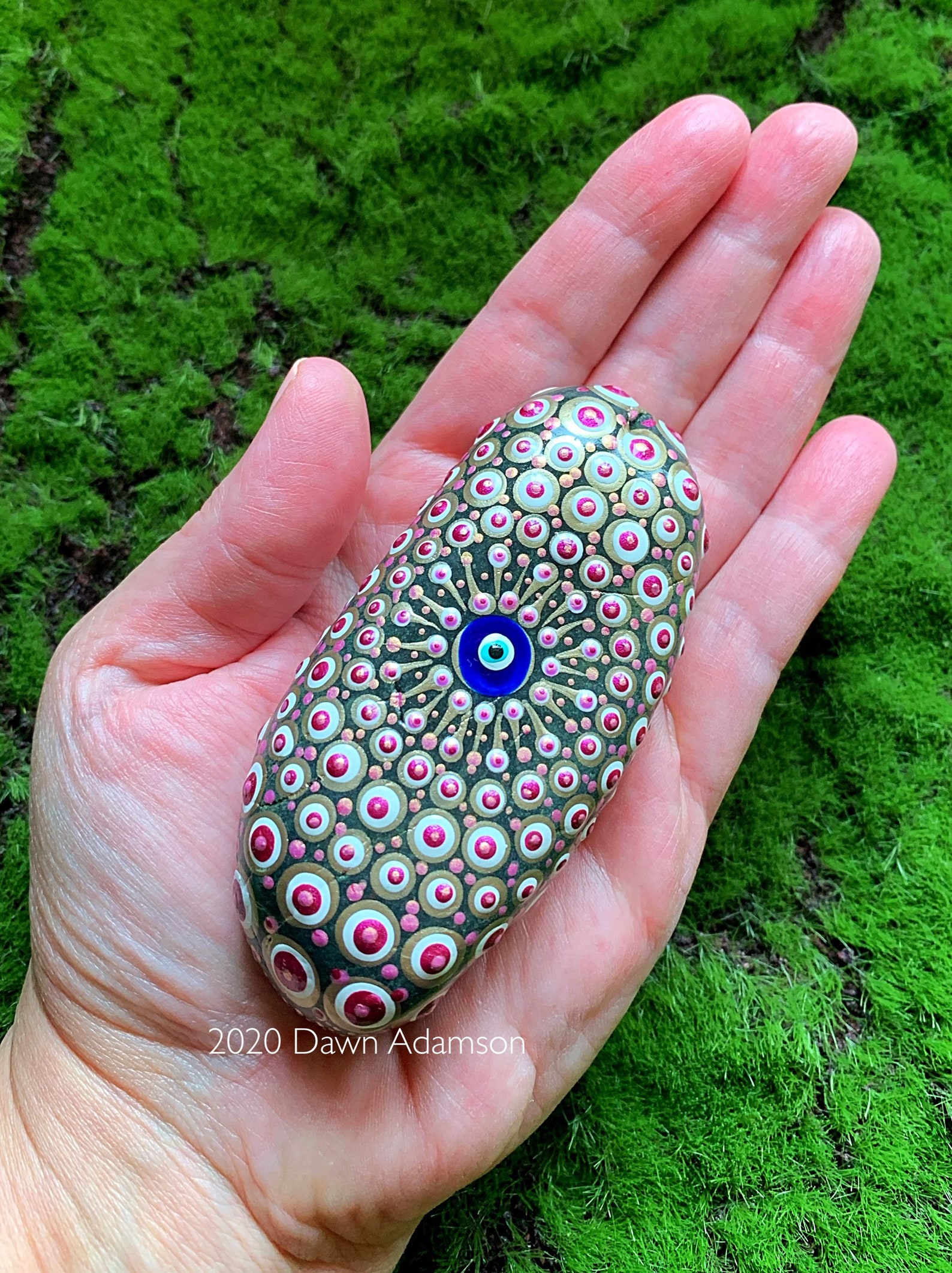 Hand Painted Meditation Rock | Etsy