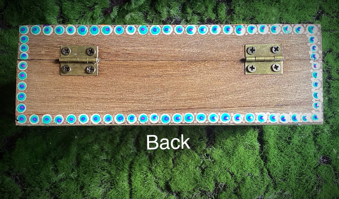 Hand Painted Wood Box - Etsy
