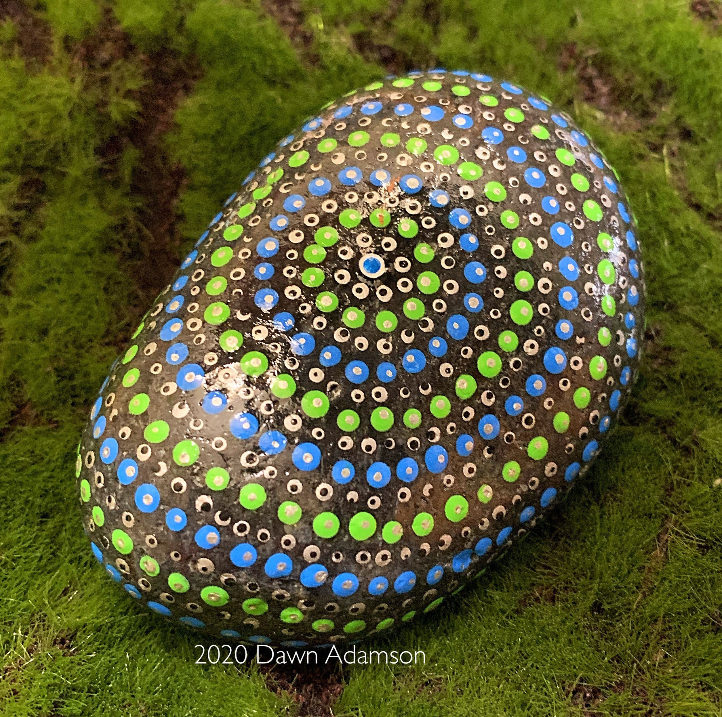 Hand Painted Meditation Rock - Etsy