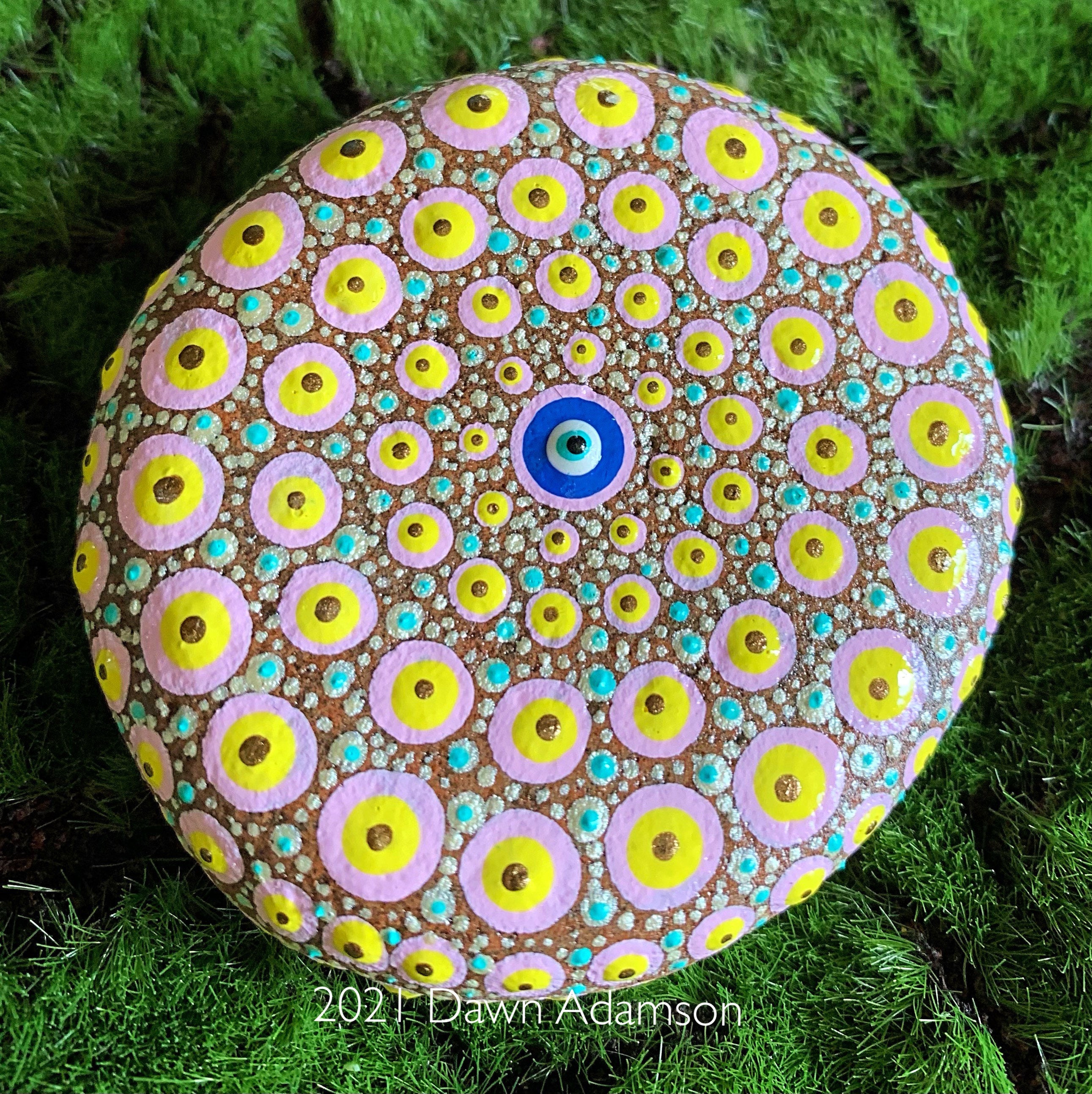 Hand Painted Meditation Rock | Etsy