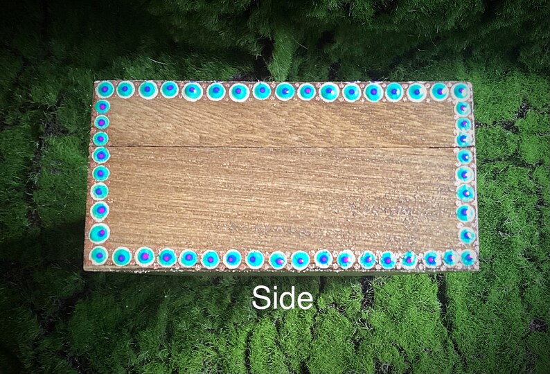 Hand Painted Wood Box - Etsy