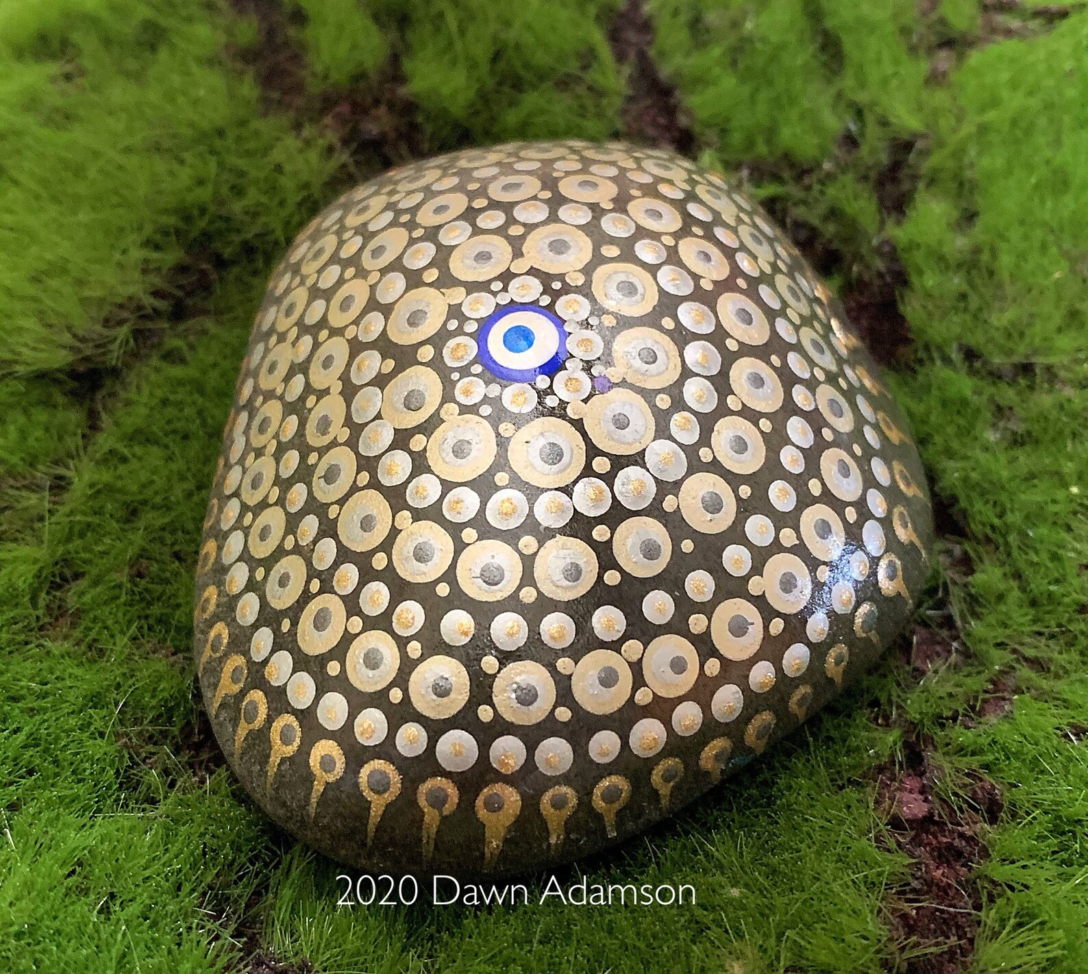 Hand Painted Meditation Rock - Etsy