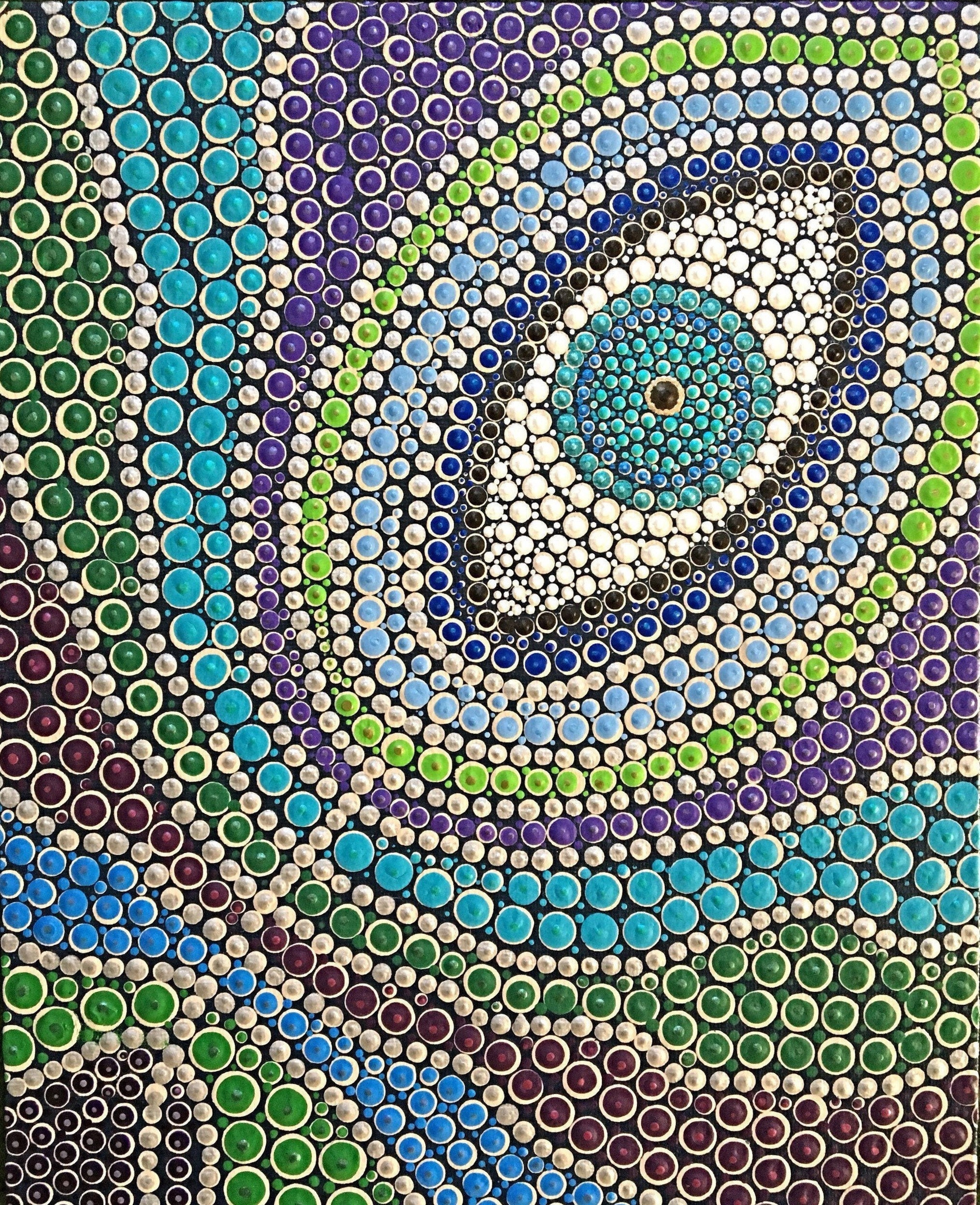 Hand Painted 8 X 10 Canvas Panel - Etsy