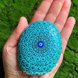 Hand Painted Meditation Rock - Etsy