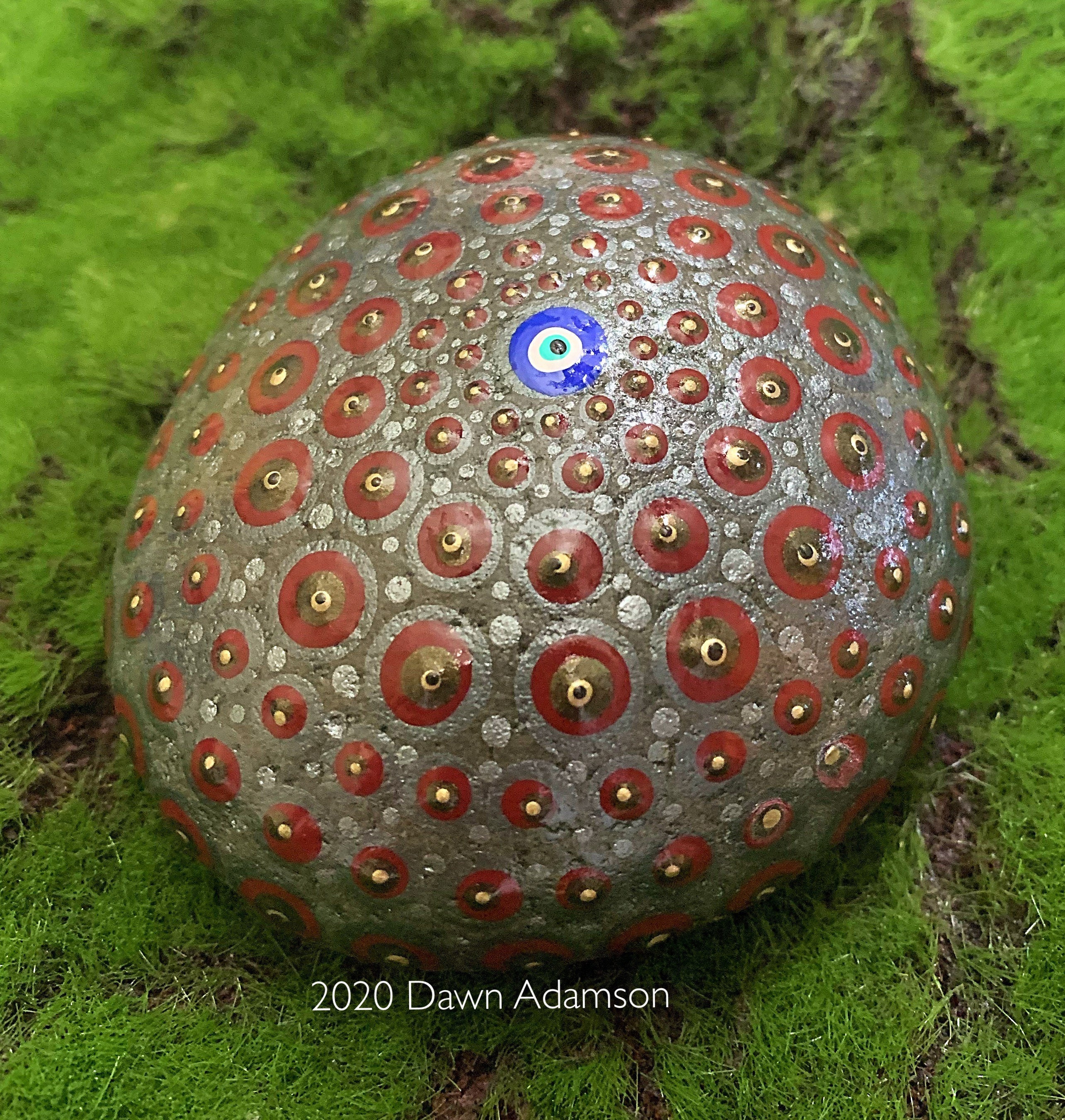 Hand Painted Meditation Rock - Etsy