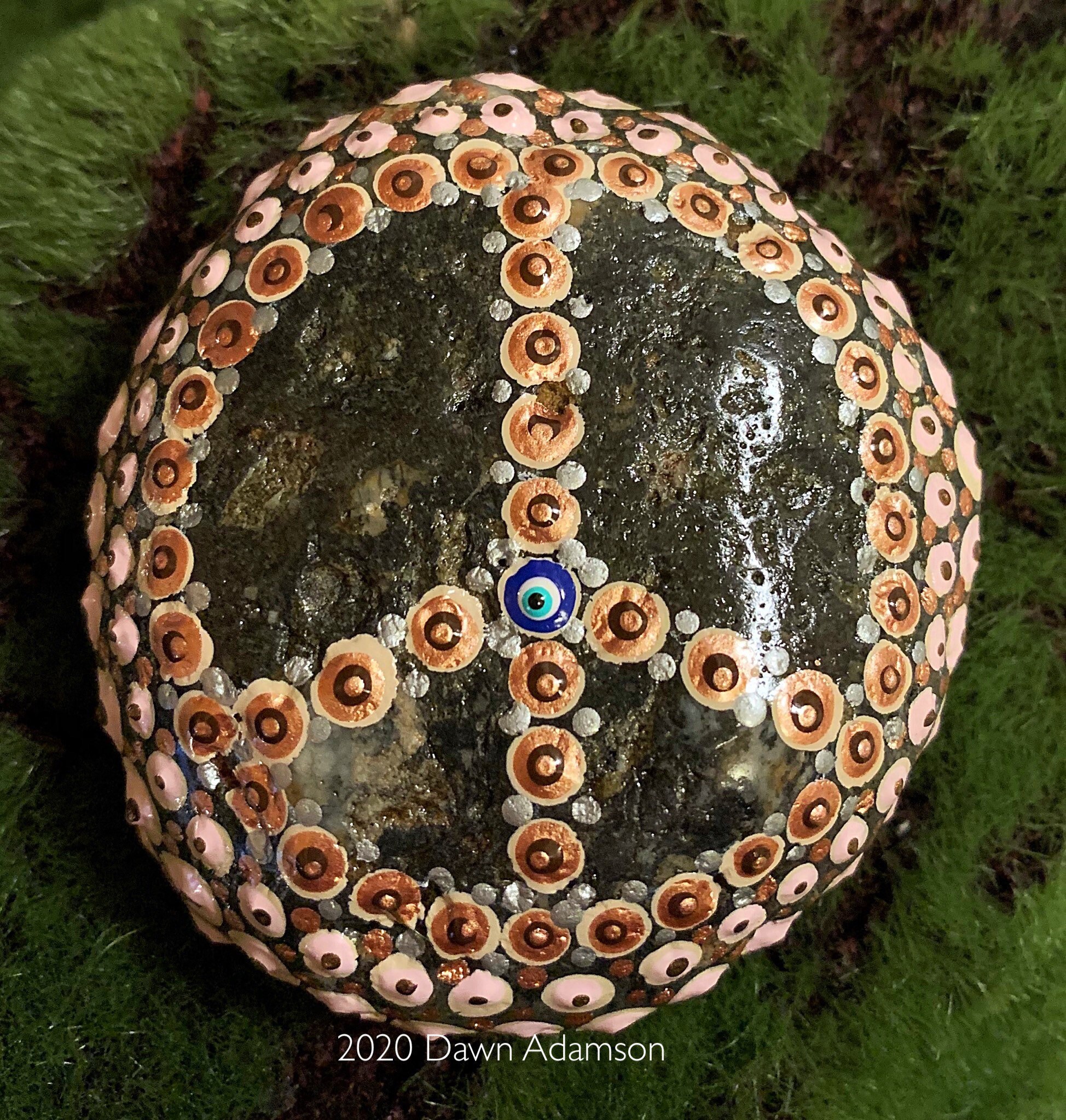 Hand Painted Meditation Rock - Etsy