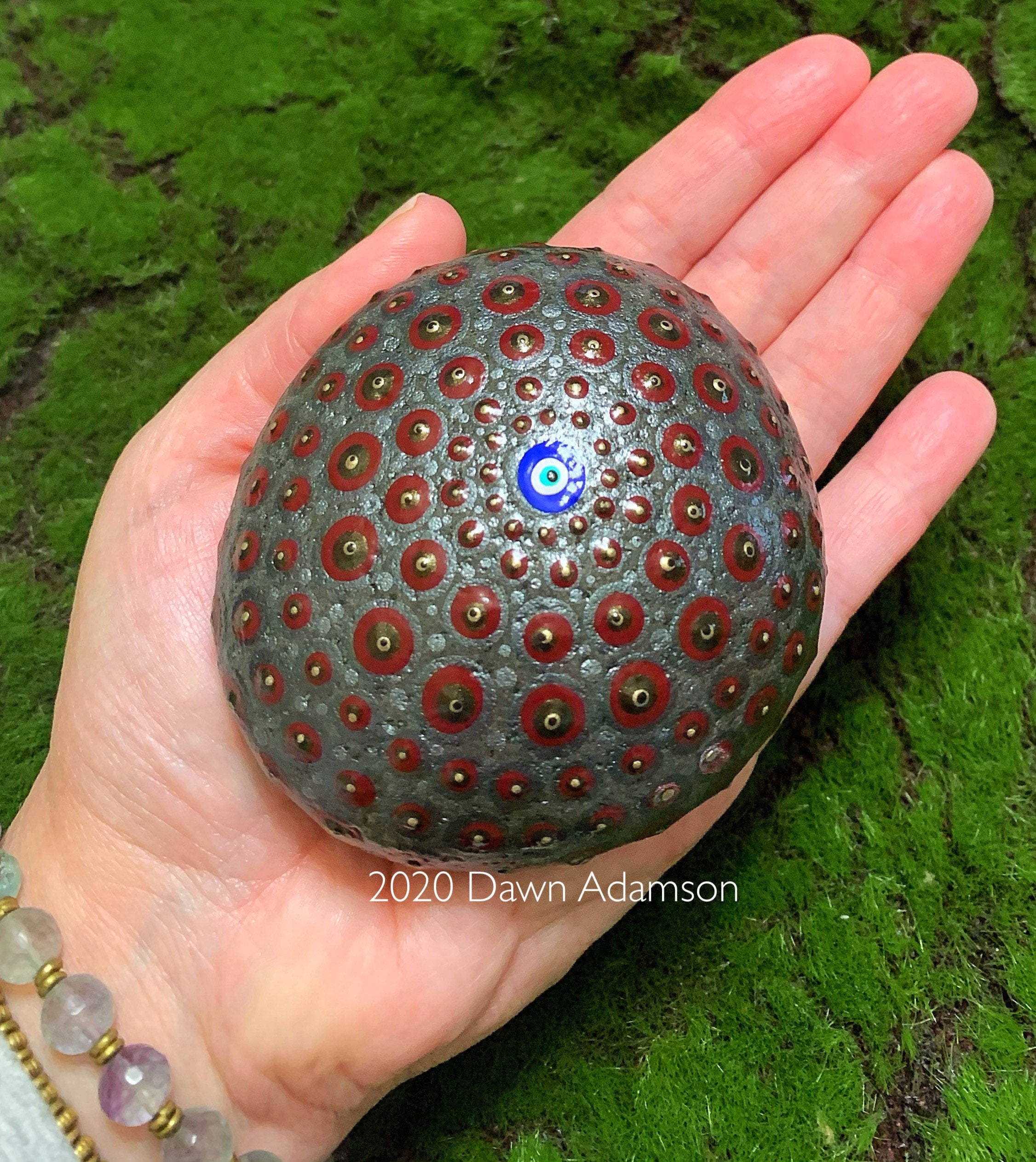 Hand Painted Meditation Rock - Etsy