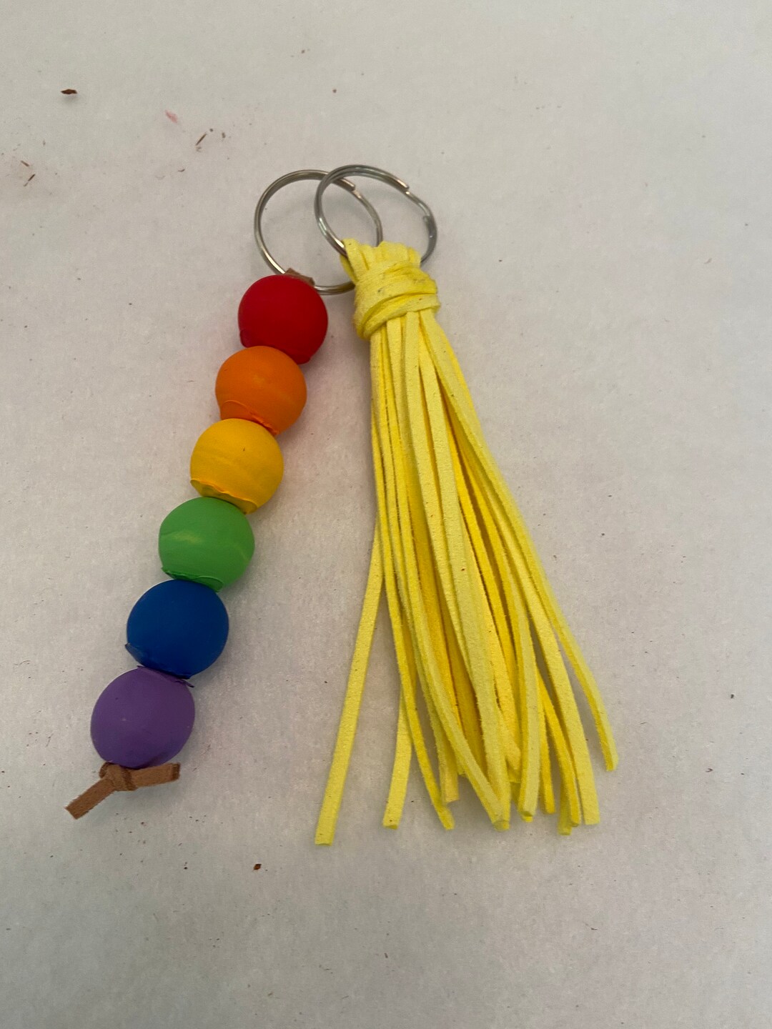 Painted Pride Bead Keychains - Etsy