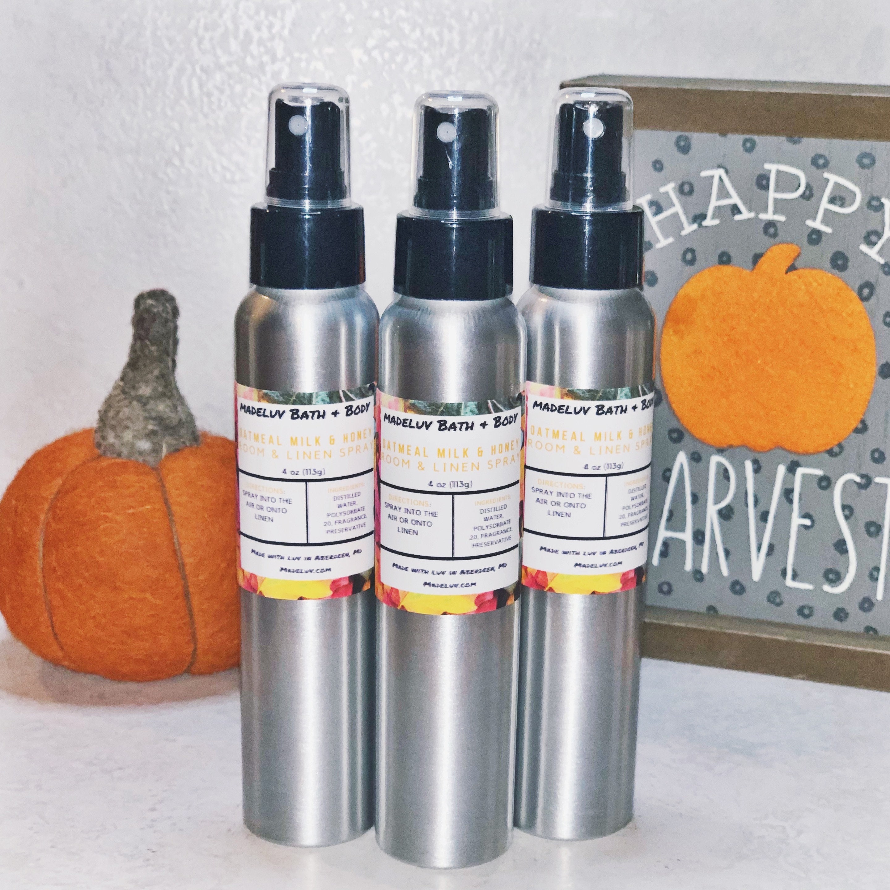 4 oz Oatmeal Milk & Honey Room and Linen Spray Room Spray | Etsy