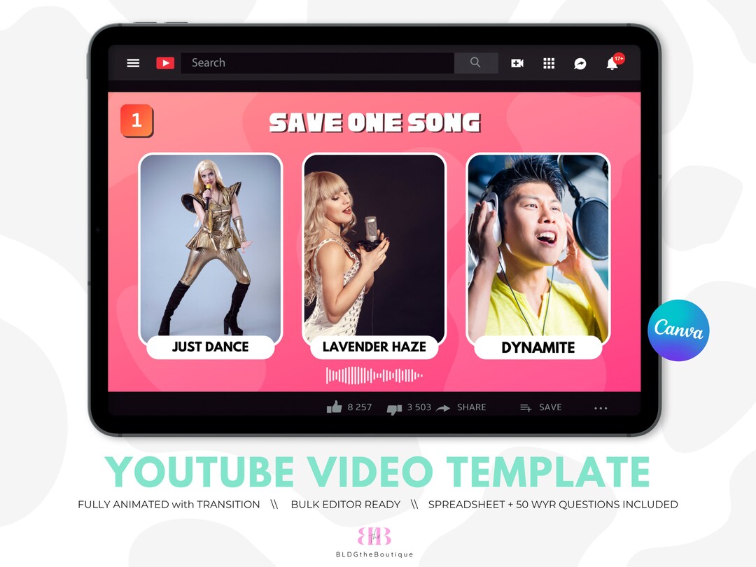 Canva Video Template Bundle, Faceless Youtube Shorts Quiz Channel ...