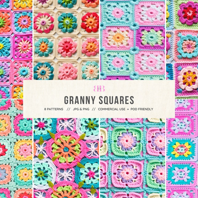 Granny Tile Svg - Etsy