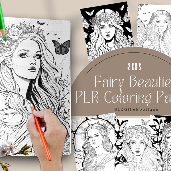 Commercial Use Coloring Book - Etsy