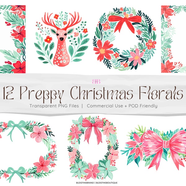 Preppy Clip Art - Etsy