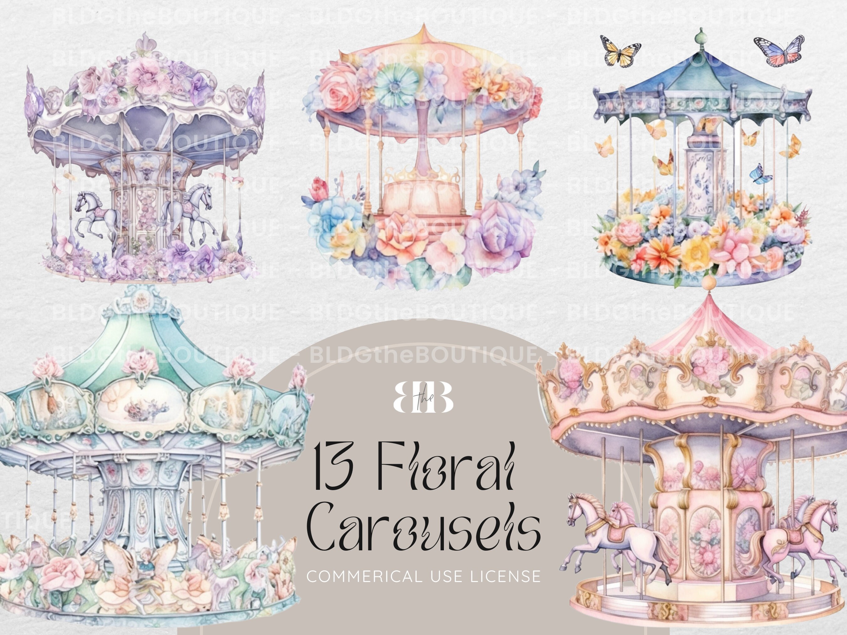 Electric Carousel Decoration