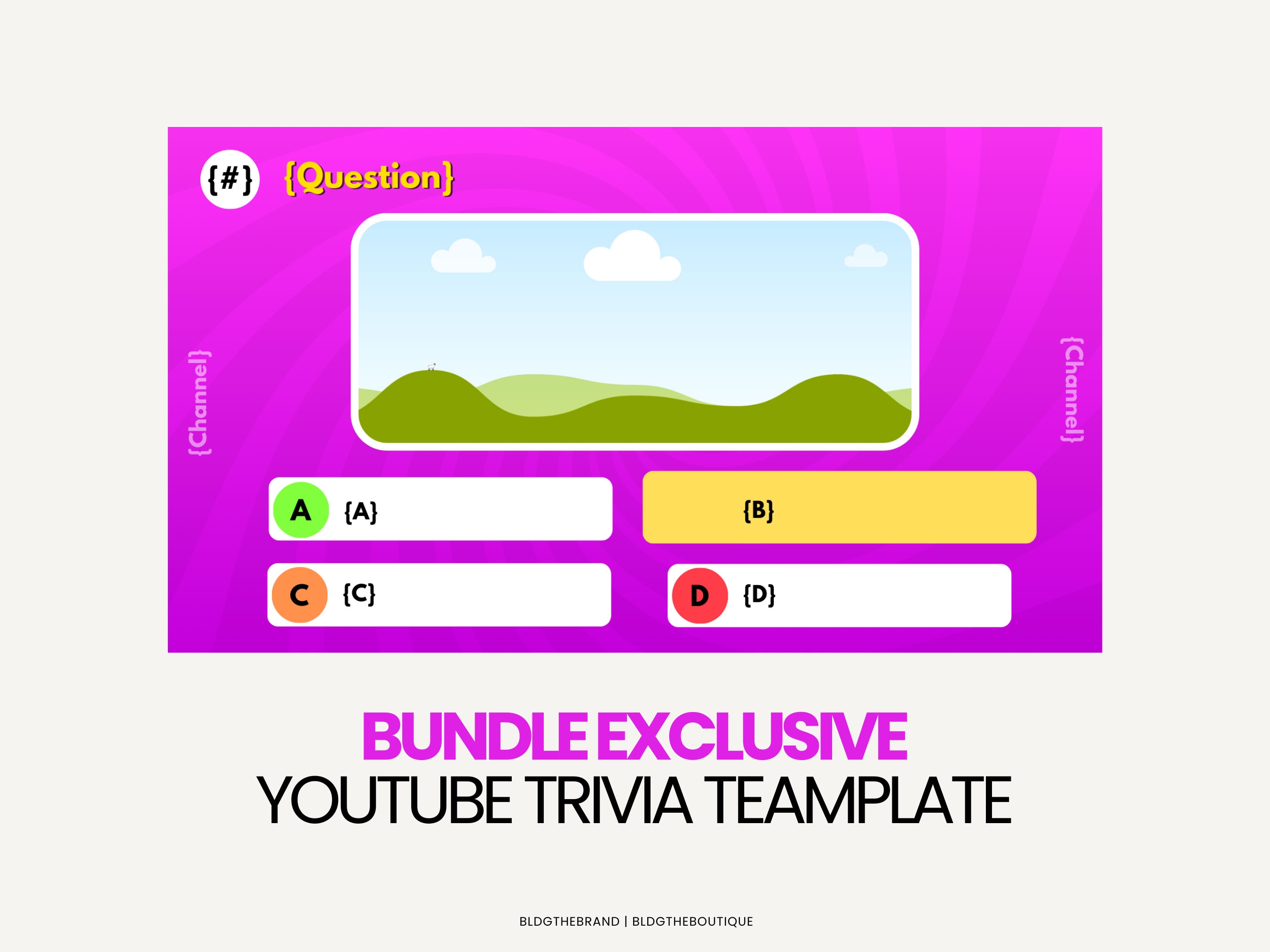 Canva Video Template Bundle, Faceless Youtube Shorts Quiz Channel ...