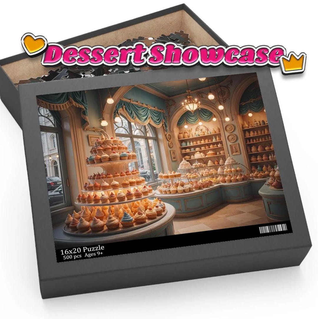 Delightful Dessert Display Puzzle - A Sweet Journey Through Elegant ...