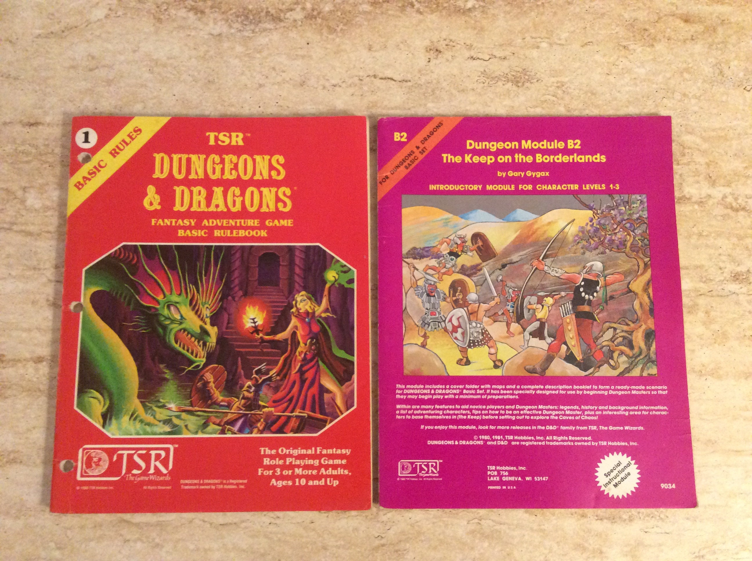 Vintage D&D Basic Set Booklets TSR Dungeons and Dragons | Etsy