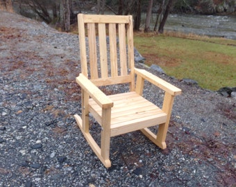 Kids Rocking Chair Maple All Natural/ Non-toxic - Etsy