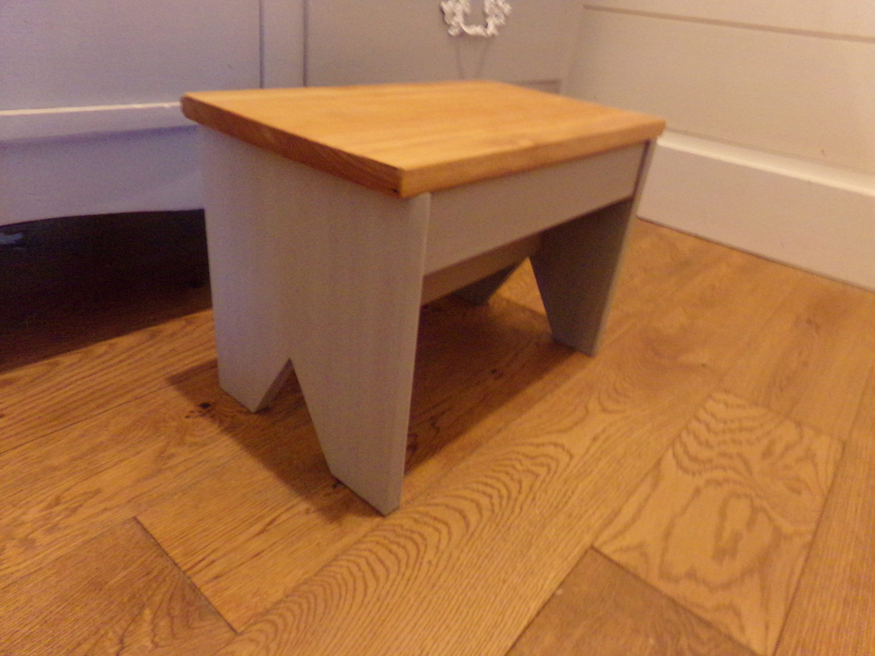 Exotic Wood Kids Step Stool-still Cove Gray Non Toxic - Etsy