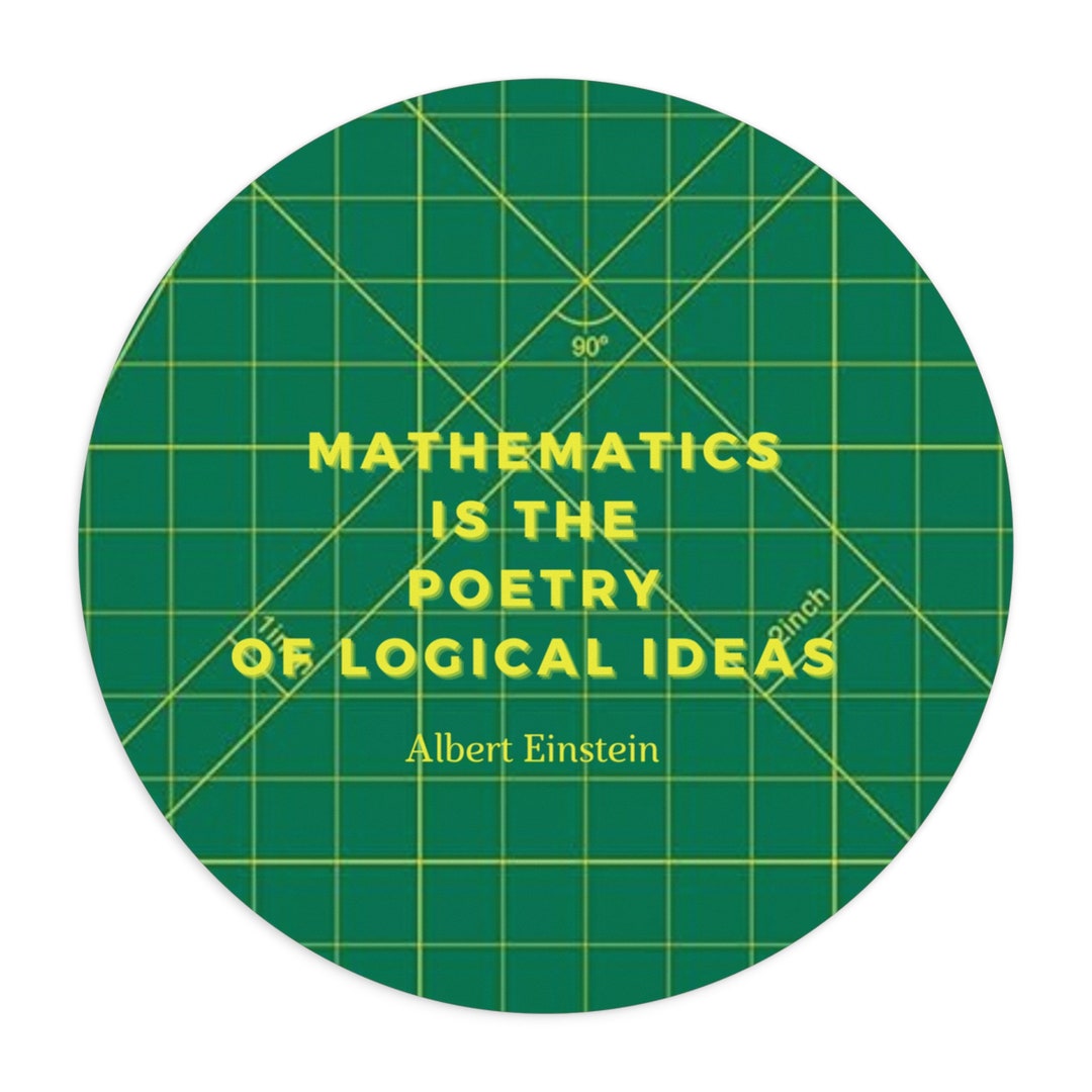 Albert Einstein Quote Mouse Pad - Teacher Mouse Pad - Math Lover Mouse ...