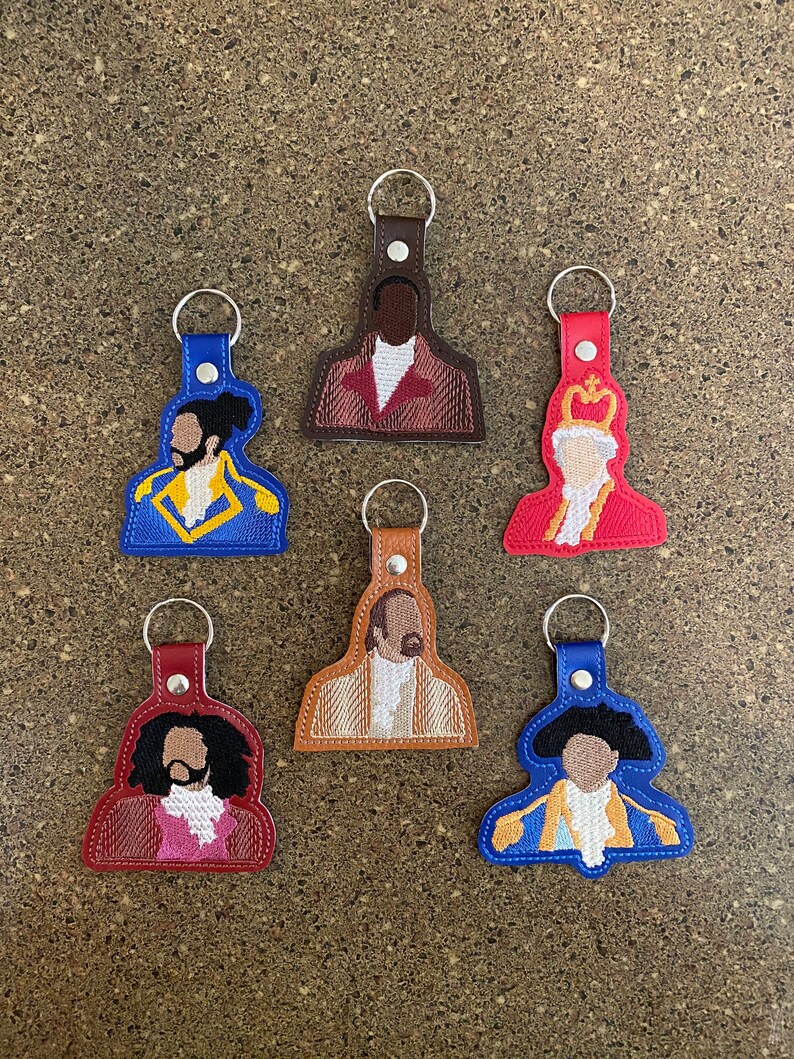 Hamilton Musical Keychain Keyfob Zipper Pull Backpack - Etsy