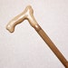 Wooden Oak Walking Cane Stable and Strong Cane With a Copper Ring is ...