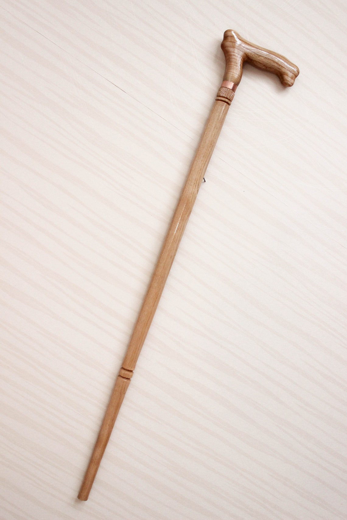 Cane of Ash Wood Stable and Strong Cane With a Copper Ring is - Etsy