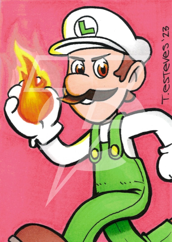 Fire Flower Luigi