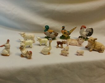 Ceramic farm animals | Etsy