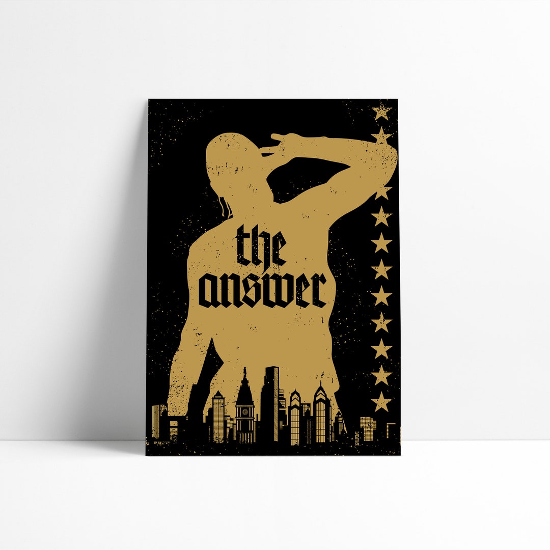 Allen Iverson the Answer Philadelphia 76ers Sixers Ben Simmons Print ...