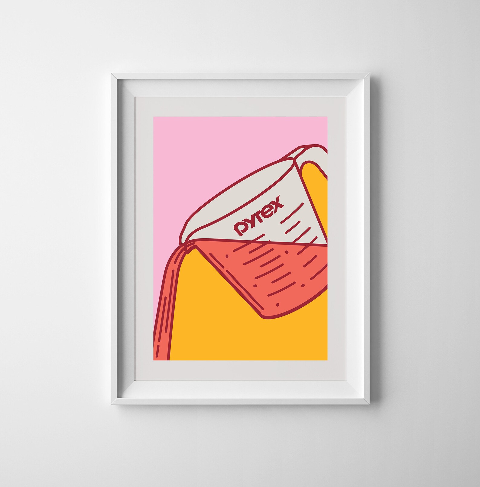 Set of 3 Grater Spatula Pyrex Jug Kitchen Pop Art Printable | Etsy