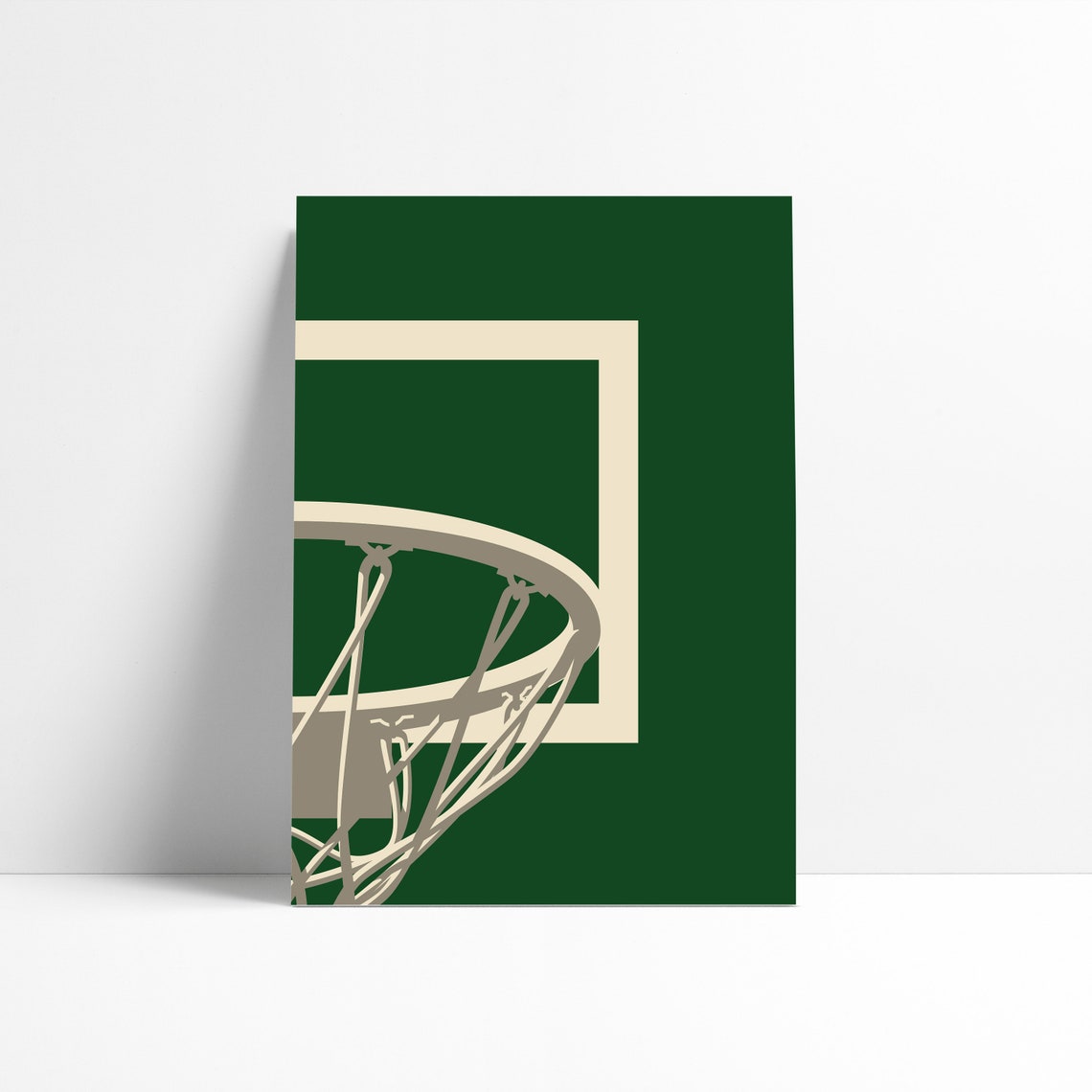 Milwaukee Bucks NBA Basketball Backboard Printable Print Wall Art ...