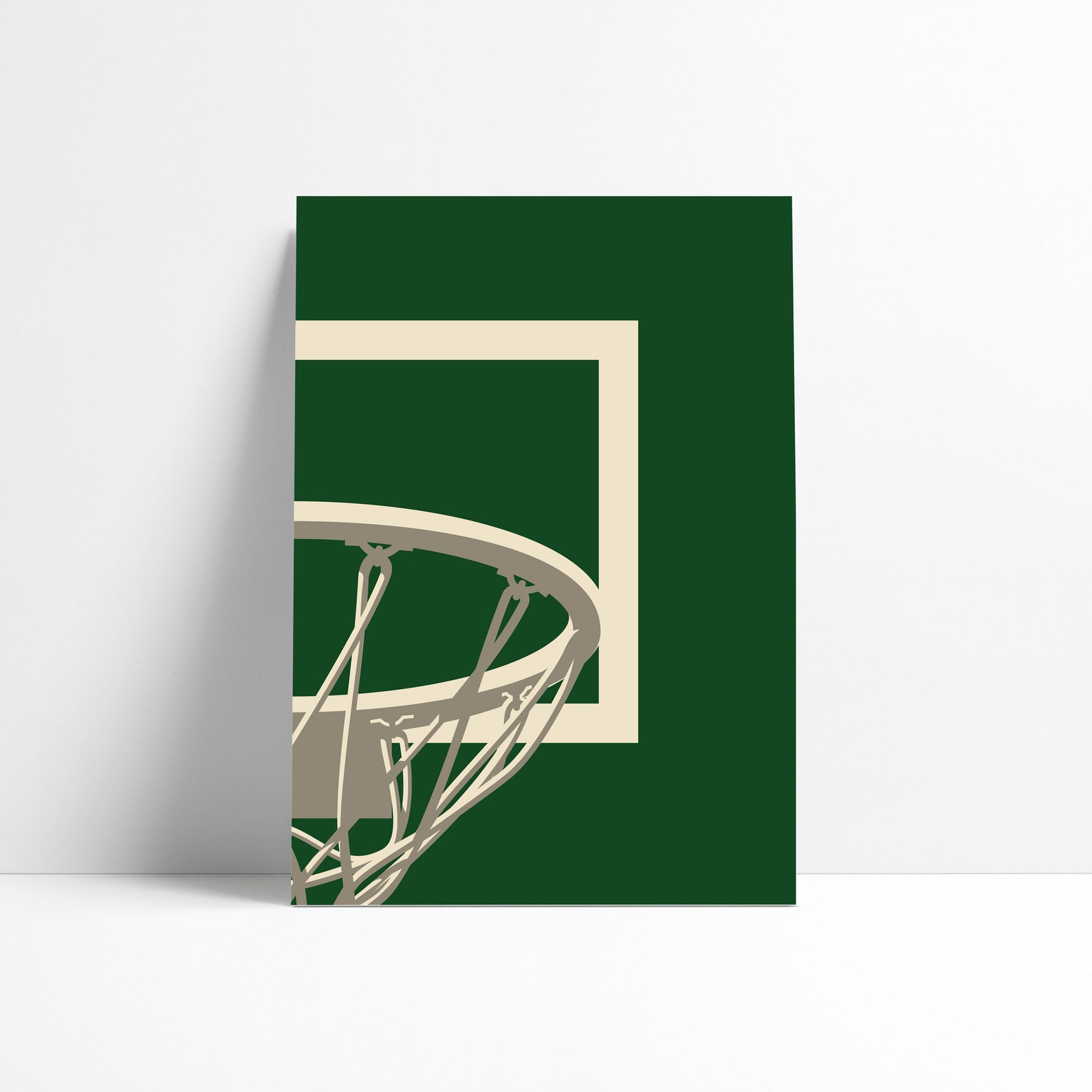 Milwaukee Bucks NBA Basketball Backboard Printable Print Wall Art ...